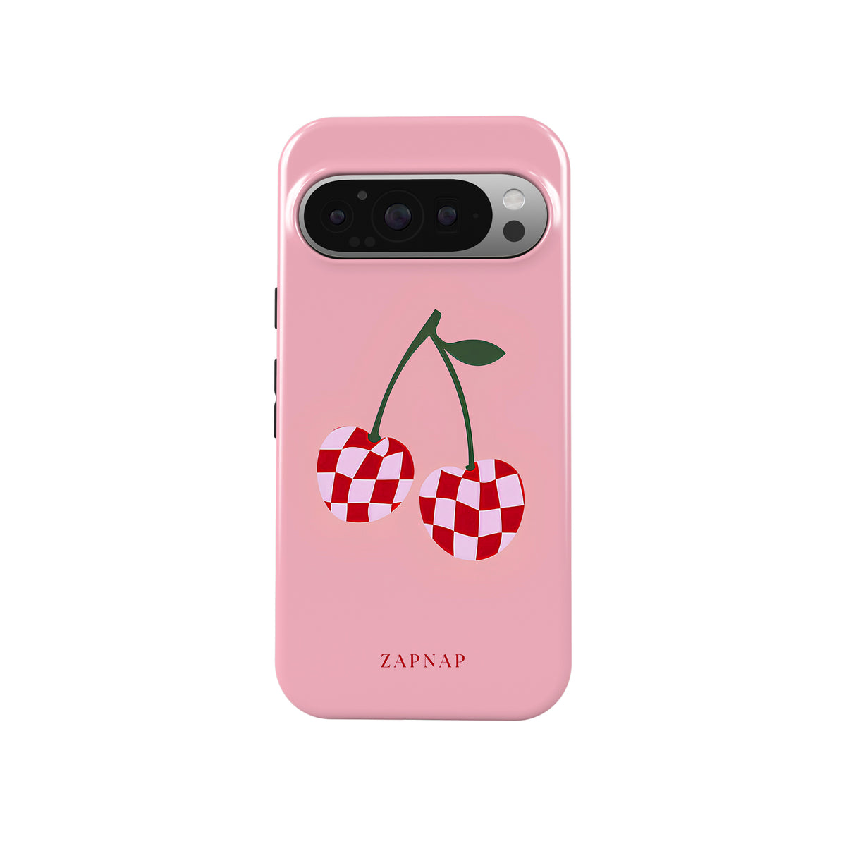 Checkered Cherry Phone Case For Google Pixel 9 Pro XL 8 Pro 7 6 5 4 ...