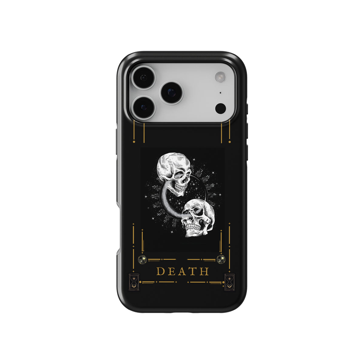 Death Tarot Card Gothic Phone Case For iPhone 15 Pro 14 13 12 11 XS ...